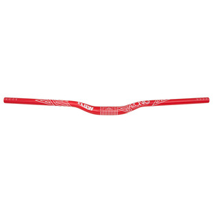 Azonic Flow Handlebars (1in Rise/750mm -Red) | Sportpursuit.com