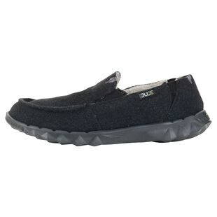 Hey Dude Mens Farty Chalet Felt Shoes (Black) | Sportpursuit.com