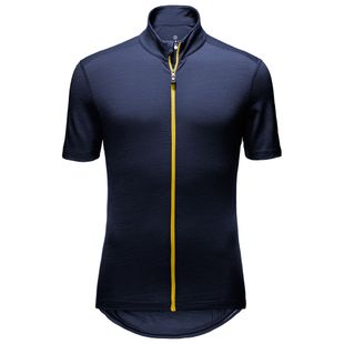 Vulpine Mens Merino V3 Alpine Jersey (Classic Navy) | Sportpursuit.com