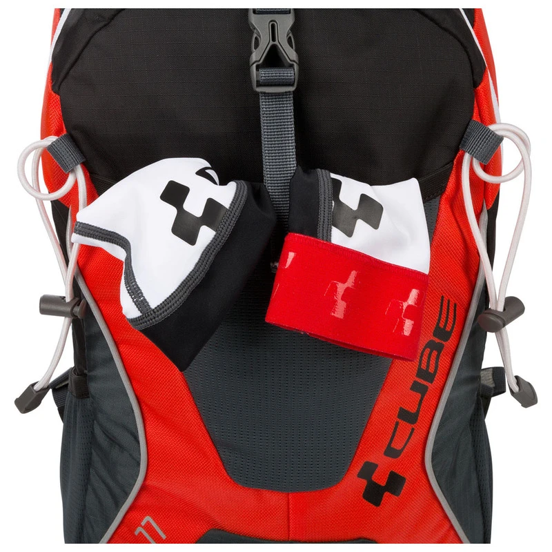 Cube Pure 11 Backpack (Black/Red) | Sportpursuit.com