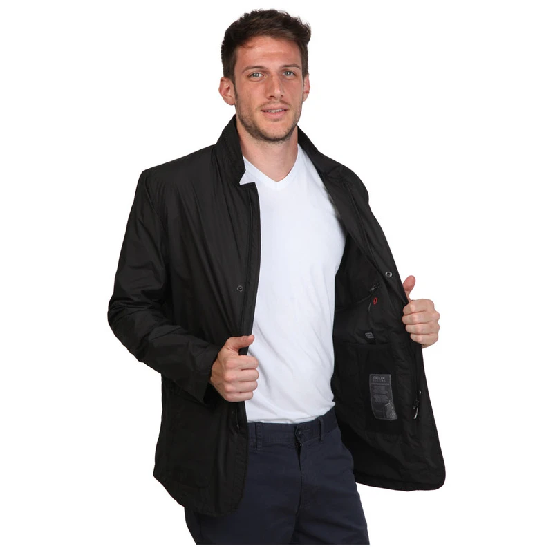 Geox Mens Smart Zip Jacket (Black) | Sportpursuit.com