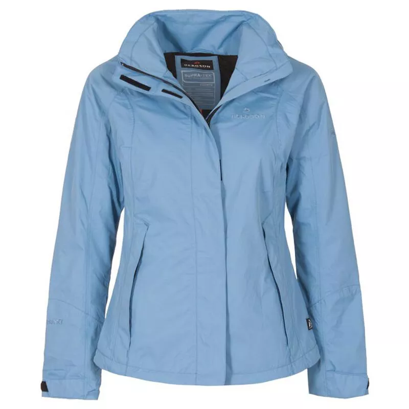 Bergson Womens Rockrider Packaway Jacket (Blue Heaven) | Sportpursuit.