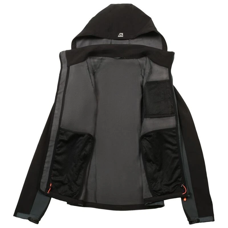 Alpine Pro Mens Montrose 3 Softshell Jacket (Black) | Sportpursuit.com