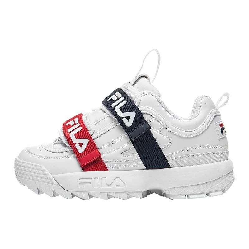 Fila Womens Disrupstor Straps Casual Shoes (White) | Sportpursuit.com