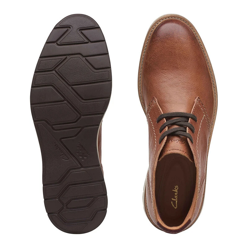 Clarks Mens Chantry Mid Casual Boots (Grey) | Sportpursuit.com