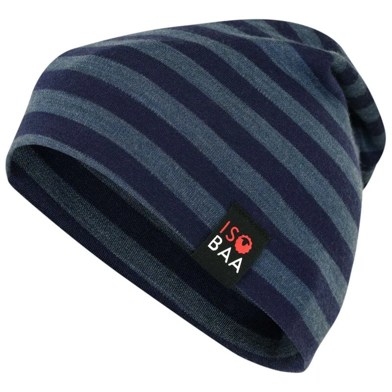 Isobaa Merino 230 Beanie (Navy/Denim) | Sportpursuit.com