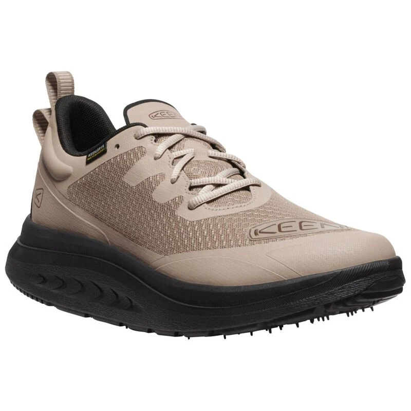 Keen Womens WK400 WP Hiking Shoes (Timberwolf/Black) | Sportpursuit.co