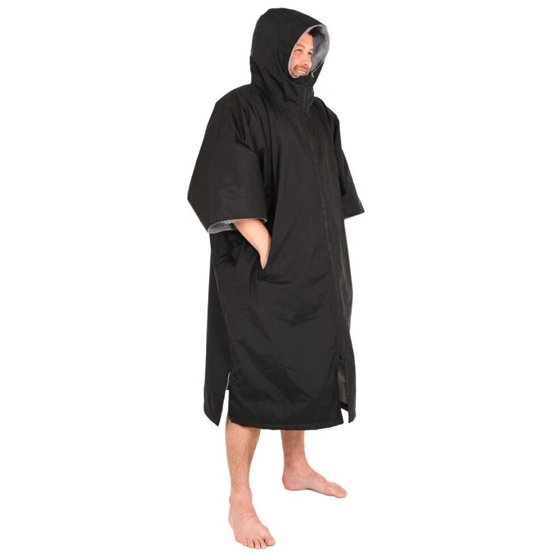 Lifeventure Thermarobe Fleece Lined Changing Robe (Black/Grey) | Sport