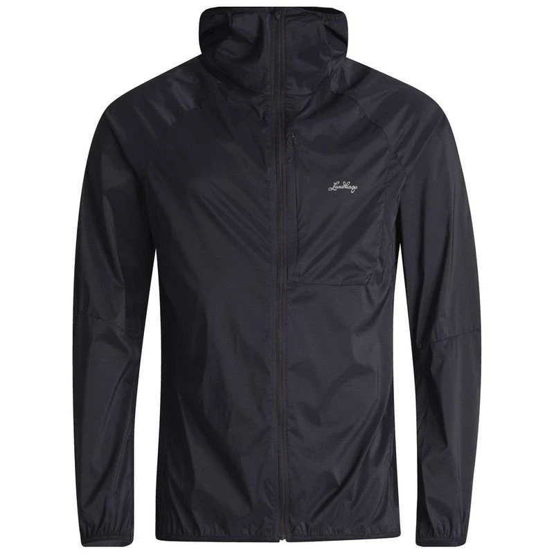 Lundhags Mens Tived Light Wind Jacket (Black) | Sportpursuit.com