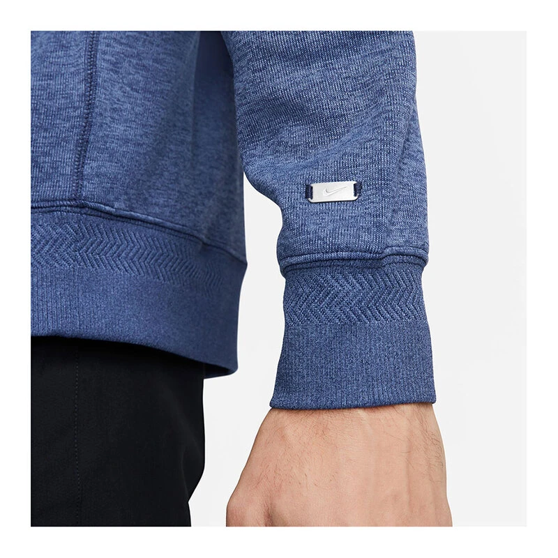 Nike Mens Dri-Fit Hoody (Blue) | Sportpursuit.com