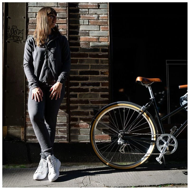 Vulpine Womens Domestique Hoodie (Charcoal) | Sportpursuit.com