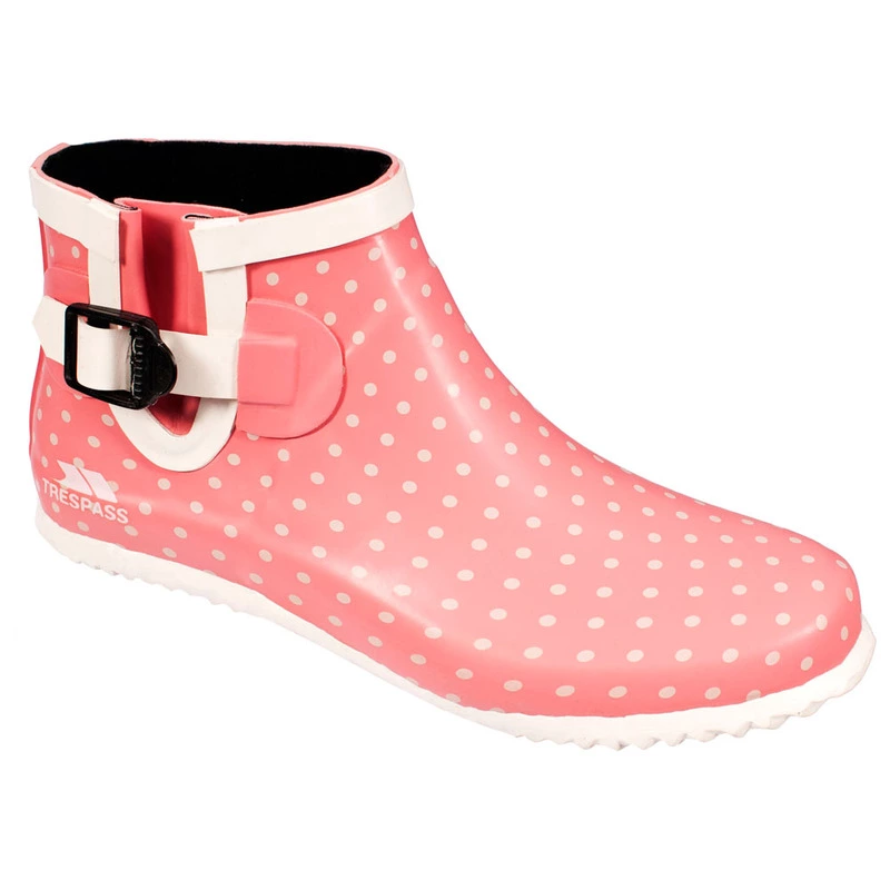 Trespass Womens Berit Ankle Wellies (Rosehip/Mushroom) | Sportpursuit.