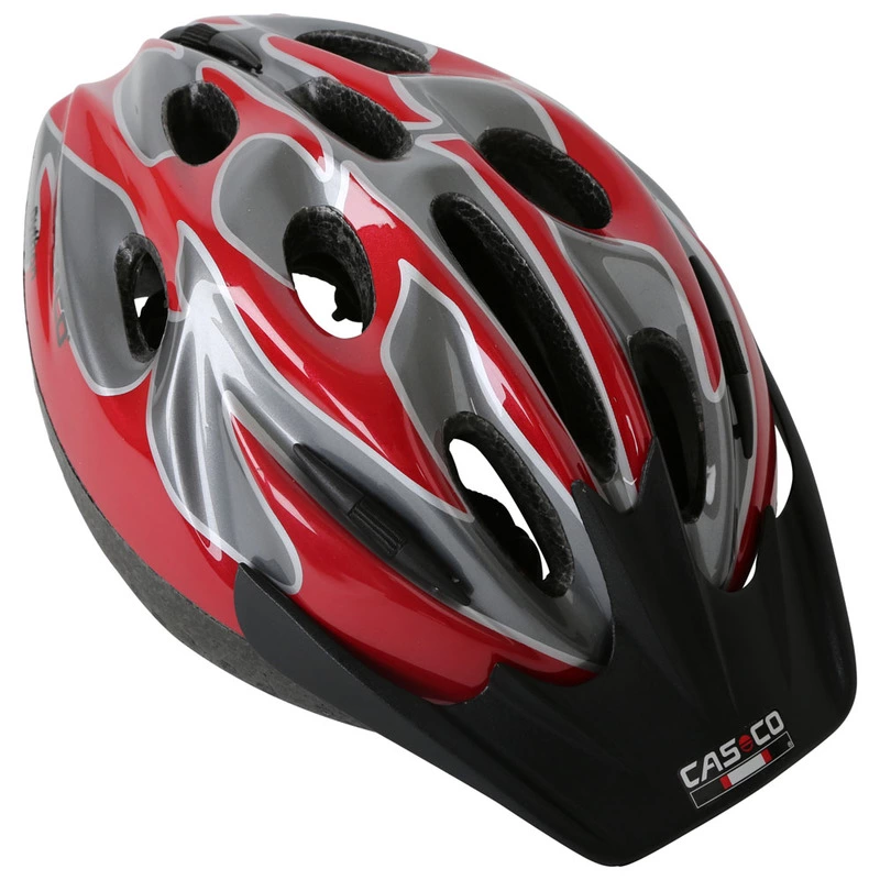 Casco Python Helmet (Red/Silver Uni) | Sportpursuit.com