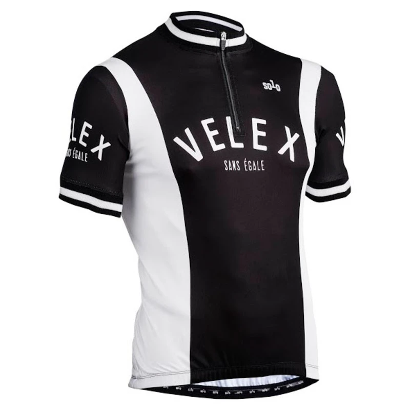 Solo Mens Velex Jersey (Black/White) | Sportpursuit.com