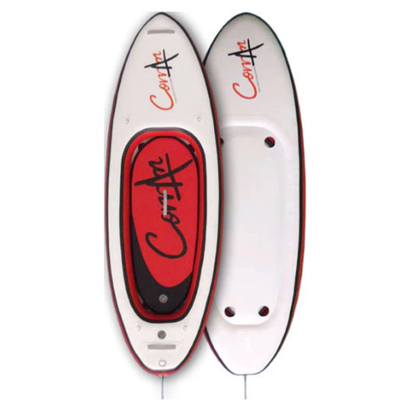 Corran Combat White Water Inflatable SUP Board Package (White/Red) | S