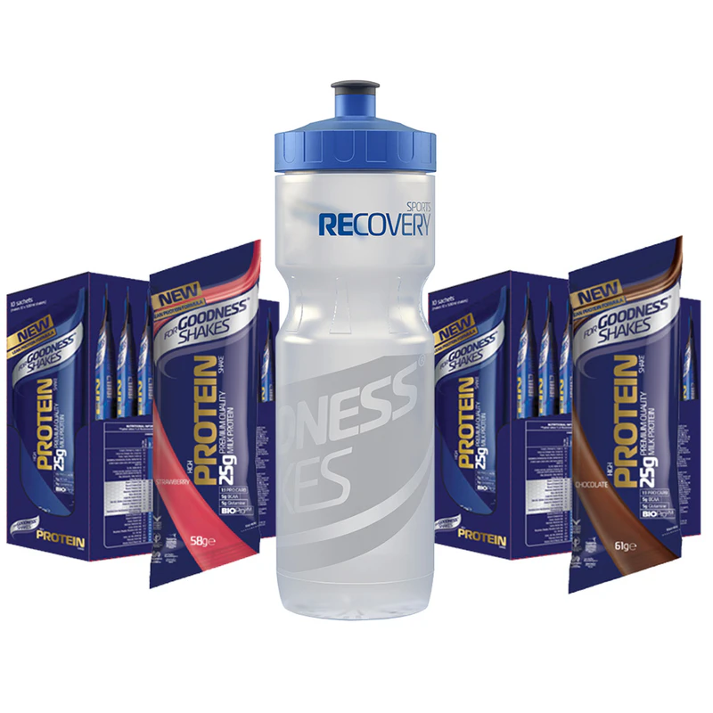Protein Powder Sachets and Bottle 750ml (10 Pack - Choice of Flavours)