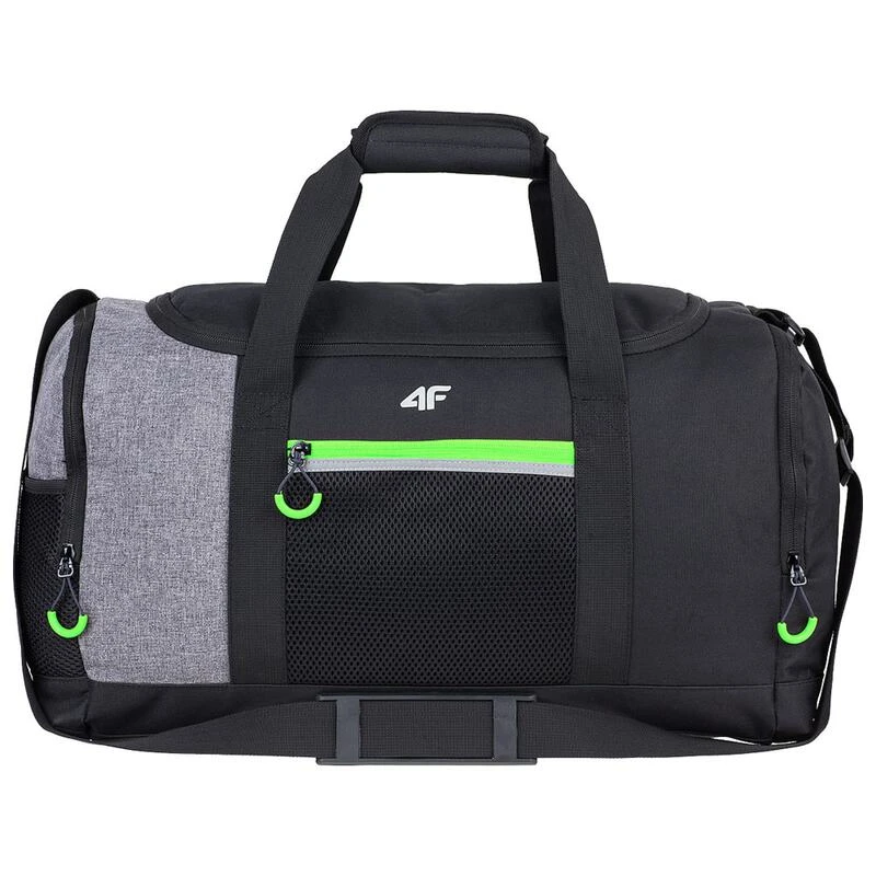 4F 39L Duffle Bag (Black) | Sportpursuit.com