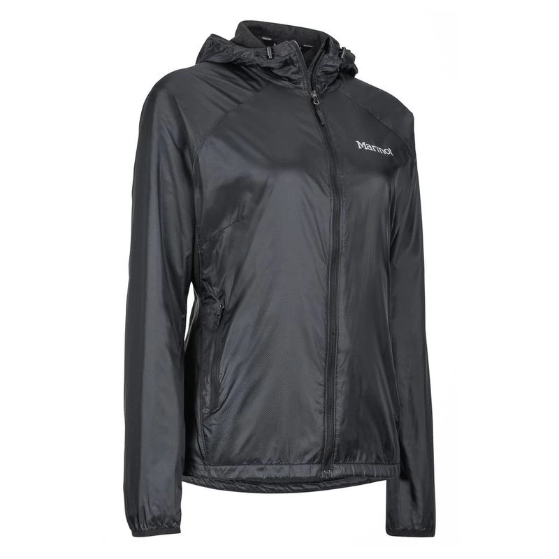 Marmot Womens Ether DriClime Hooded Jacket (Black) | Sportpursuit.com