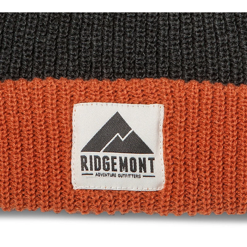 Ridgemont Logo Beanie (Charcoal/Orange) | Sportpursuit.com